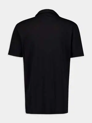 JAMES PERSE Classic Polo Shirt - Black