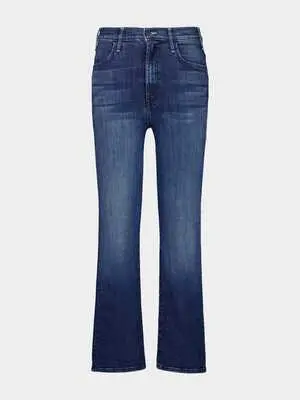 MOTHER The Hustler Ankle Flare Jeans - Blue