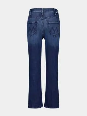 MOTHER The Hustler Ankle Flare Jeans - Blue