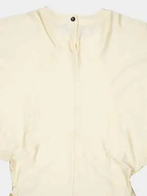 Rabanne Draped Stretch-jersey Blouse - Cream