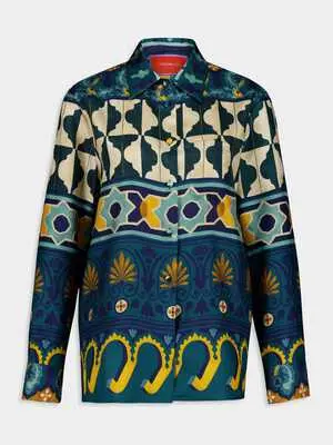 La DoubleJ Casareale Placée Silk Shirt Multicolour