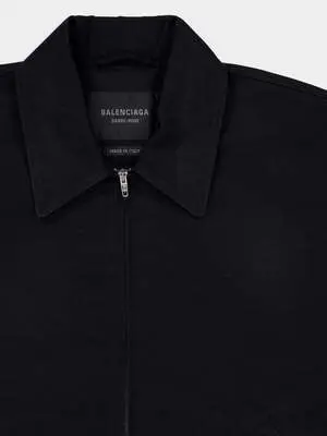 Balenciaga Zip-up Heavy Cotton Jacket