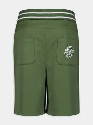 Balmain Pb Patch Bermuda Shorts