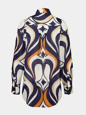 La DoubleJ Jive Macro Cotton Shirt