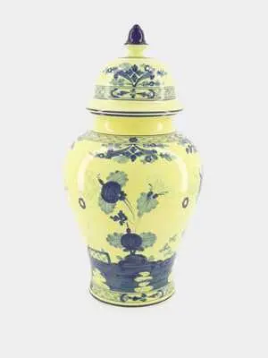 GINORI 1735 Oriente Italiano Large Potiche Vase - Blue