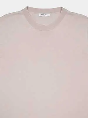 Boglioli Cotton-silk Blend T-shirt - Beige