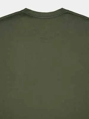 Boglioli Olive Cotton Crew Neck T-shirt - Green