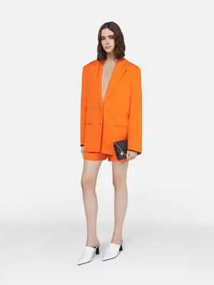 Stella McCartney Oversized Single-breasted Blazer - Orange