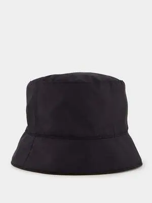 Valentino Garavani Toile Iconographe Reversible Nylon Bucket Hat - Black
