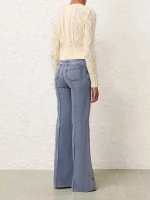 Zimmermann Cable Knit Sweater