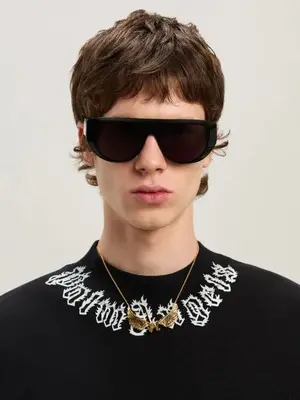 Palm Angels Joshua Mask Sunglasses - Black