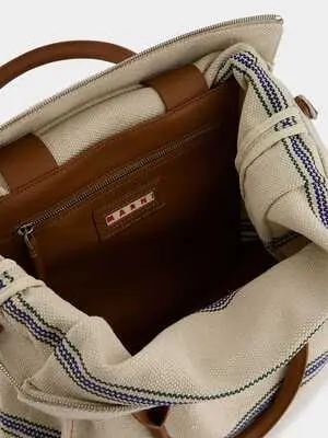 Marni Logo-print Canvas Tote Bag