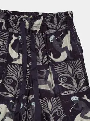 Commas Silk Blend Fresco Shorts