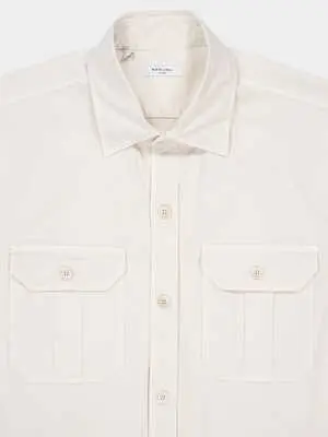 Boglioli Cotton Overshirt With Pockets
