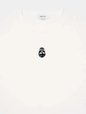 Alexander McQueen Skull Cotton T-shirt - White