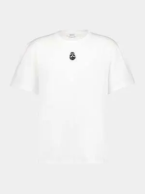 Alexander McQueen Skull Cotton T-shirt - White
