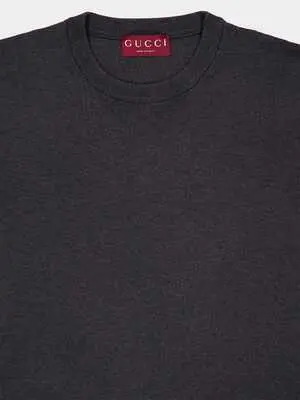 Gucci Silk Cotton Crewneck Jumper