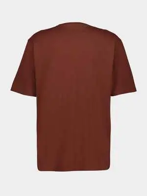 Alexander McQueen Rust Bordeaux Skull T-shirt
