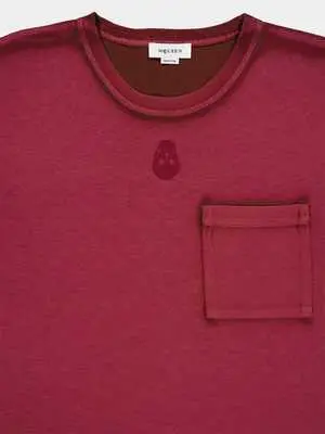Alexander McQueen Rust Bordeaux Skull T-shirt