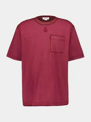 Alexander McQueen Rust Bordeaux Skull T-shirt - Red