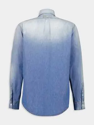Givenchy Patchwork Denim Shirt