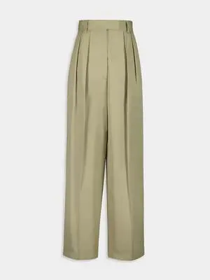 La DoubleJ Brooklyn Cotton Trousers - Green