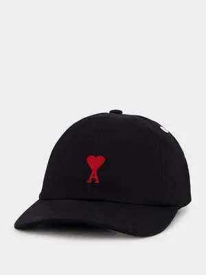 AMI Paris De Coeur Cotton Cap