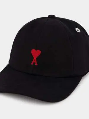 AMI Paris De Coeur Cotton Cap