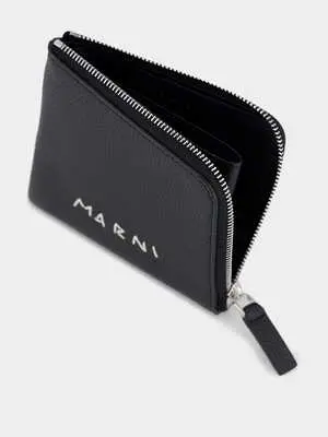 Marni Leather Zip-around Wallet