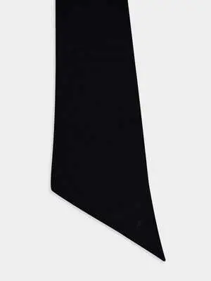 FERRAGAMO V-back Silk-blend Turtleneck Top