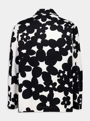Marni Dillies Print Cotton Gabardine Jacket - Multicolour