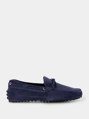 AURELIEN Suede Driving Shoes - Blue
