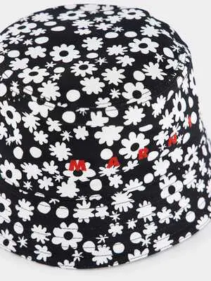 Marni Pop Fields Cotton Bucket Hat - Multicolour