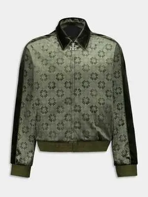 Givenchy Monogram Velvet Track Jacket