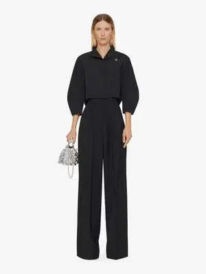 Givenchy Monogram Jacquard Pleated Trousers