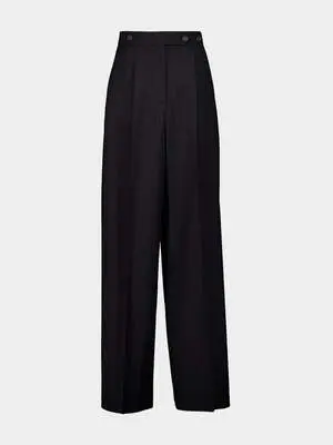 Givenchy Monogram Jacquard Pleated Trousers - Black