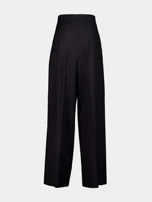Givenchy Monogram Jacquard Pleated Trousers - Black