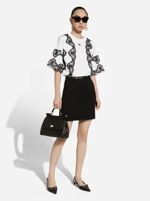 Dolce & Gabbana Large Sicily Handbag - Black