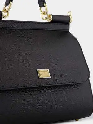 Dolce & Gabbana Large Sicily Handbag - Black