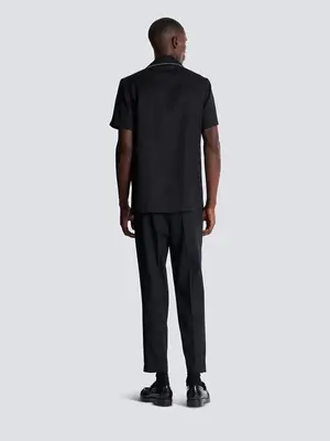 Balmain Varsity Jacquard Pyjama Shirt