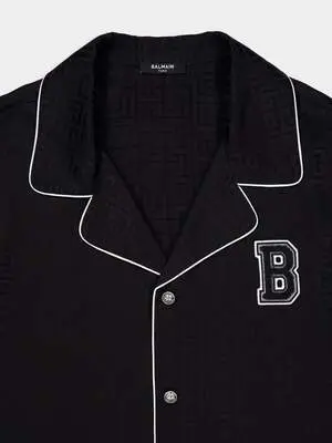 Balmain Varsity Jacquard Pyjama Shirt