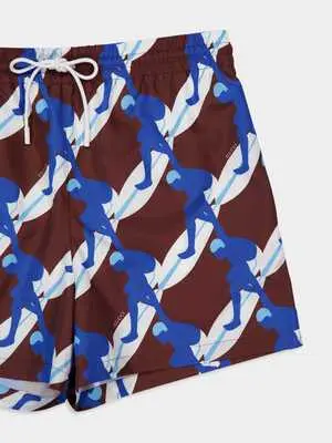 Gucci Printed Poplin Swim Shorts - Multicolour