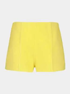 Prada Double Cotton Shorts - Yellow