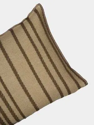 Maison De Vacances Embroidered Myre Cushion - Beige