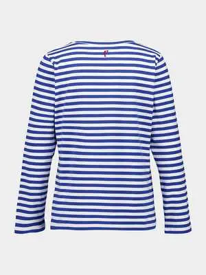 PAULA Striped Long-sleeve Top