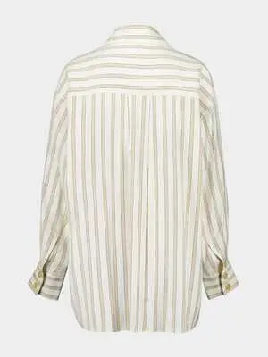 Zimmermann Illuminate Striped Shirt - Cream