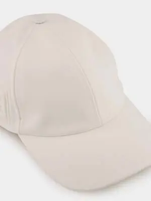 Gucci Cotton Canvas Baseball Cap - White