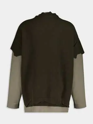 Givenchy Layered Wool Sweater - Beige
