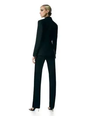 TOM FORD Satin Lapel Contrast Jacket