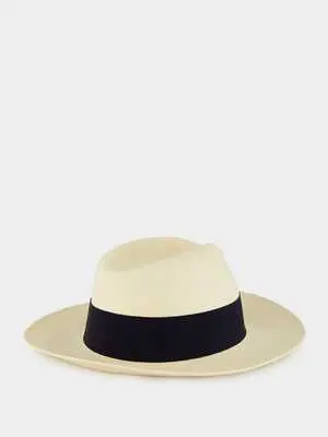 Frescobol Carioca Rafael Panama Hat - Blue
